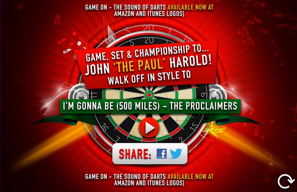 VVVOID Creative : Game On : Darts Name Generator