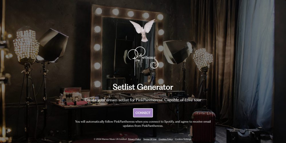 VVVOID Creative : Pink Pantheress – Setlist Generator
